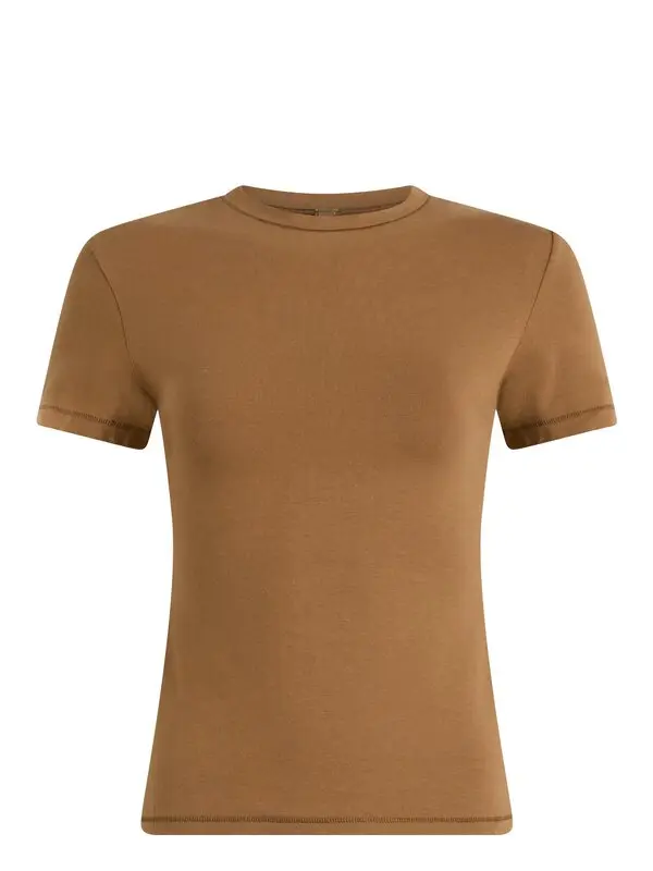 SKIMS Cotton Jersey T-shirt - Chai