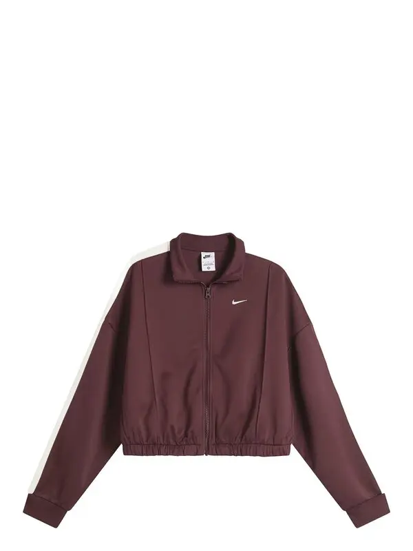 Nike Track Jacket - Burgundy/sail