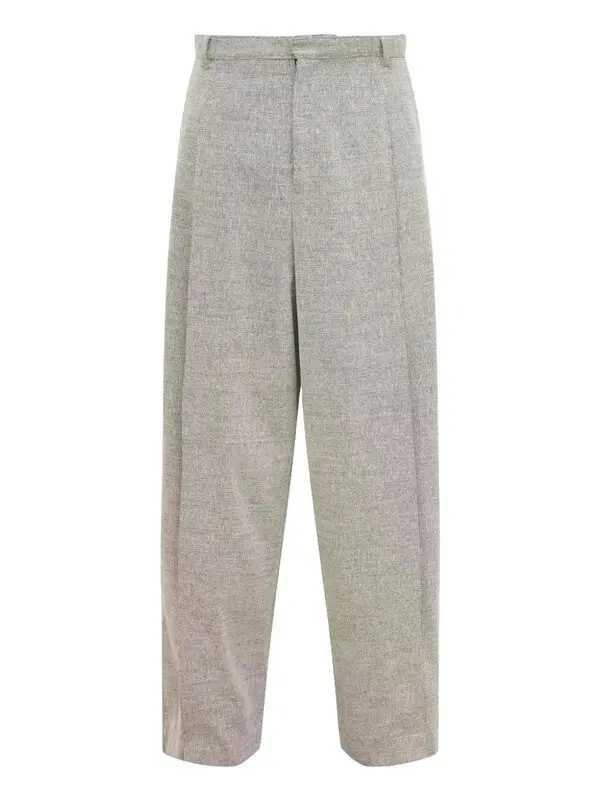 LGN LOUIS GABRIEL NOUCHI Pleated Large Trousers - Grey