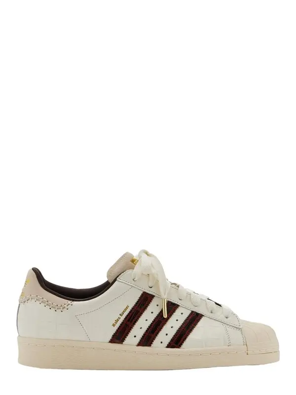 WALES BONNER X ADIDAS Superstar Leather Sneakers - Brown