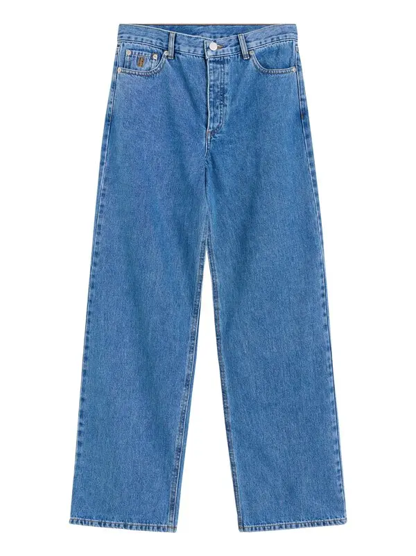 BY MALENE BIRGER Vinola Organic Cotton Jeans - Mid Denim Blue