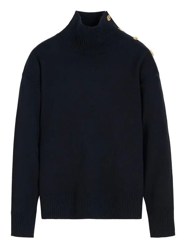 BY MALENE BIRGER Vanille Wool Sweater - Black