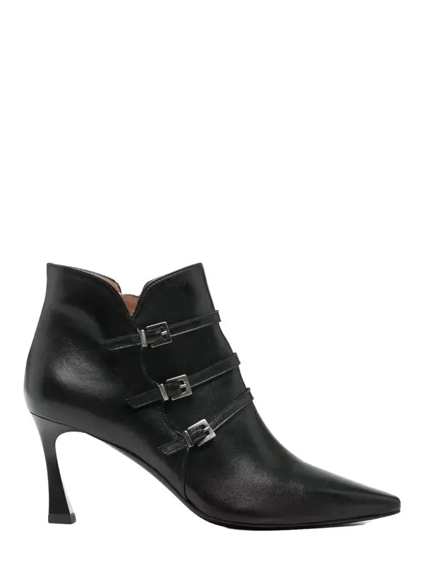 THE SELLER 75mm Buckle-straps Boots - Black
