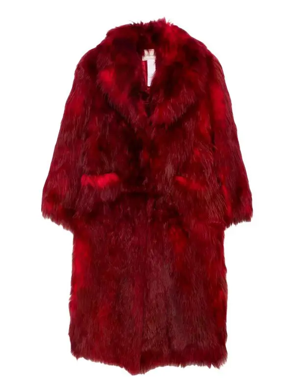 Blumarine Fur Coat - Red