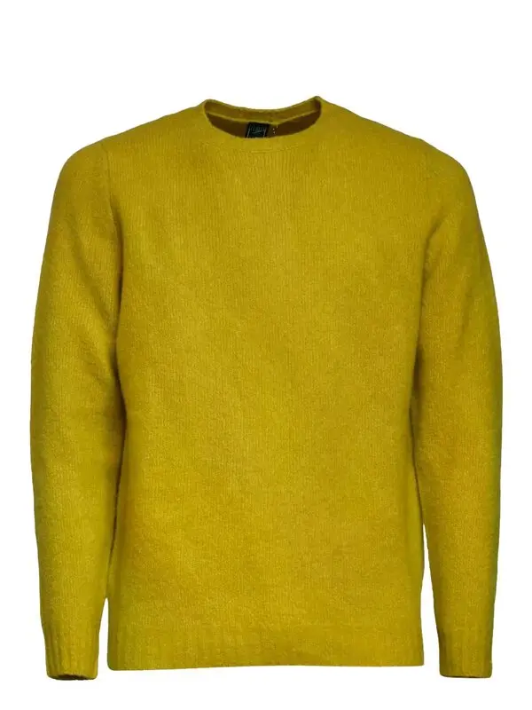 Fedeli Argentina Crew-neck Sweater - Yellow
