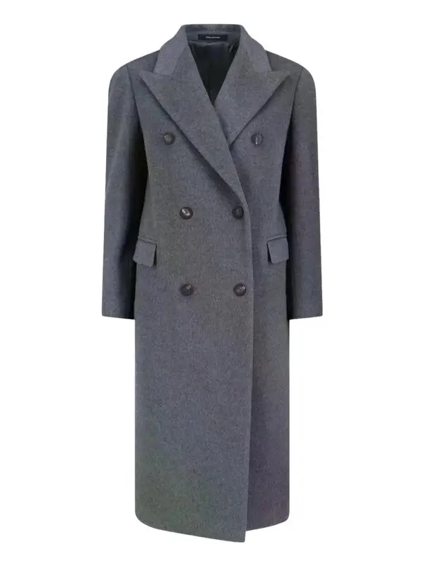 Tagliatore Jole Double-breasted Coat - Grey
