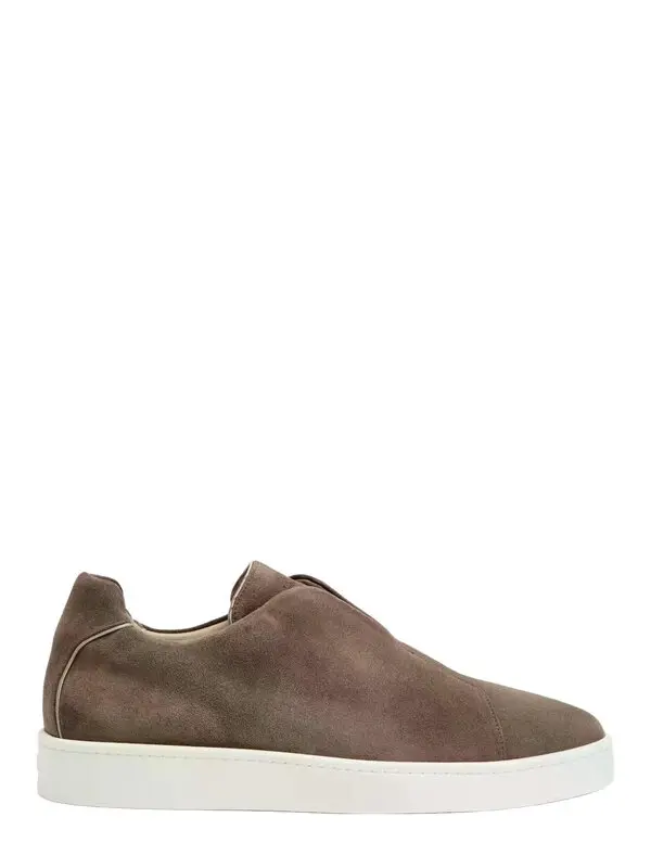 AURELIEN Aur3 Suede Sneakers - Grey
