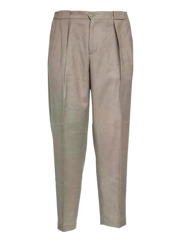 BRIGLIA 1949 Pleated-front Trousers - Neutrals
