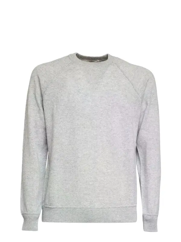 FILIPPO DE LAURENTIIS Raglan-sleeve Crew-neck Sweatshirt - Grey