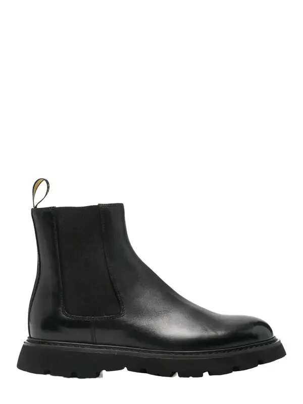 DOUCAL'S 30mm Elasticated Lug-sole Chelsea Boots - Black