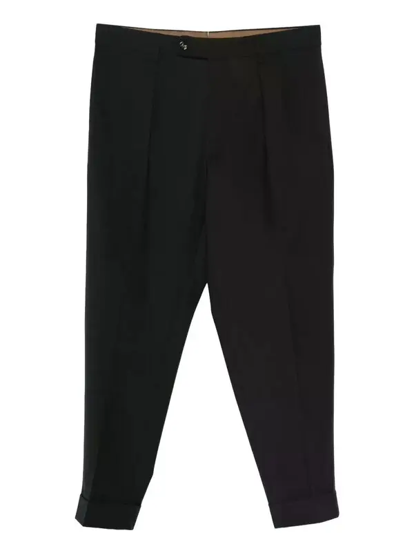 BERWICH Chiaia Pleated Trousers - Black