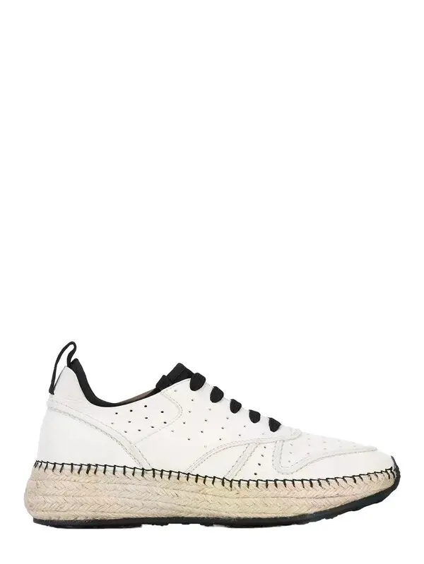 TOD'S Running Raffia Trainers - White