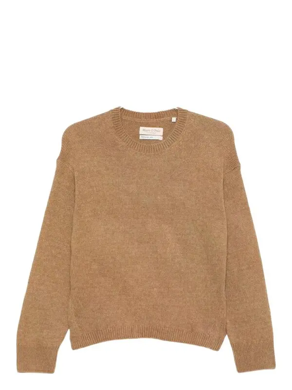 Marc O'polo Crewneck Knit Sweater - Brown