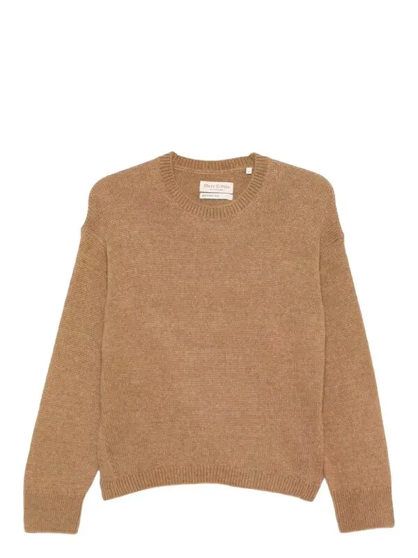 Marc O'polo Crewneck Knit Sweater - Brown