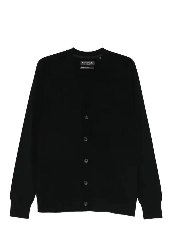 Marc O'polo Button Pocket Cardigan - Black