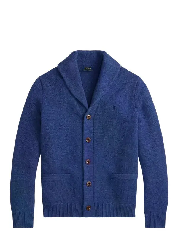 Ralph Lauren Cashmere-blend Cardigan - Blue