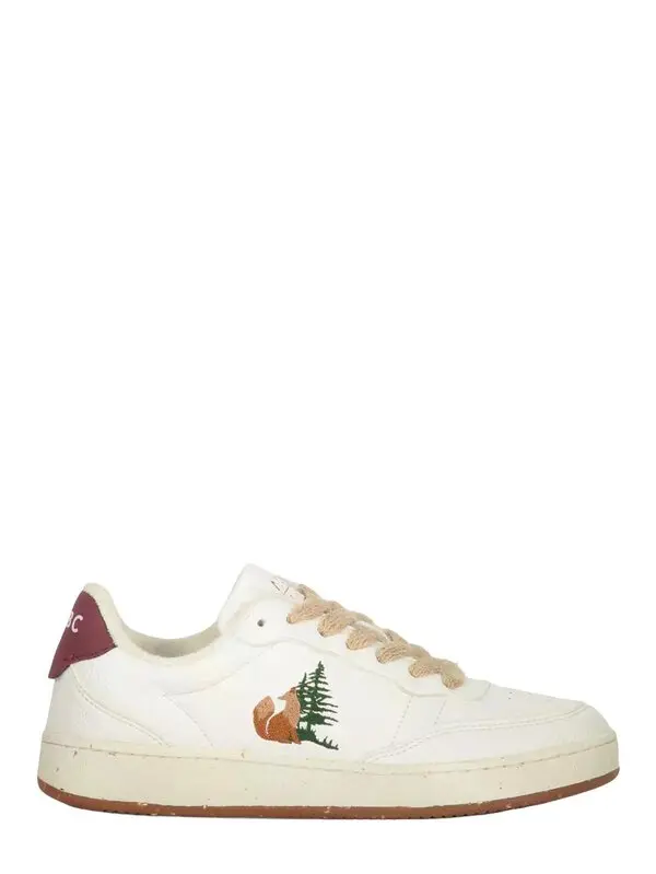 ACBC Fox-embroidered Sneakers - White