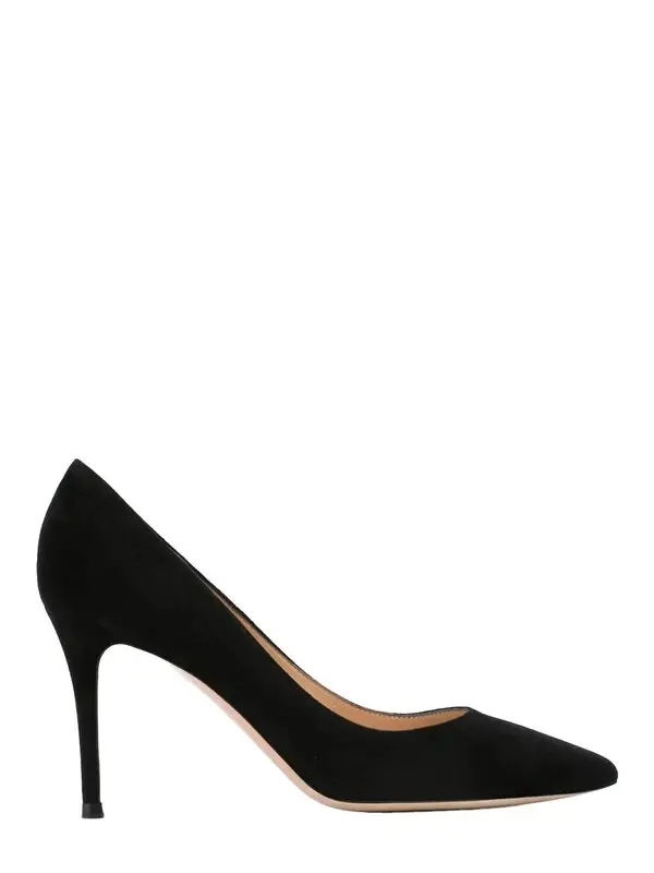 GIANVITO ROSSI Business Suede Pumps - Black