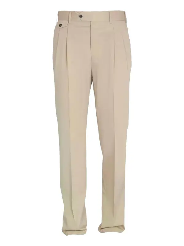 LARDINI Pleated Trousers - Neutrals