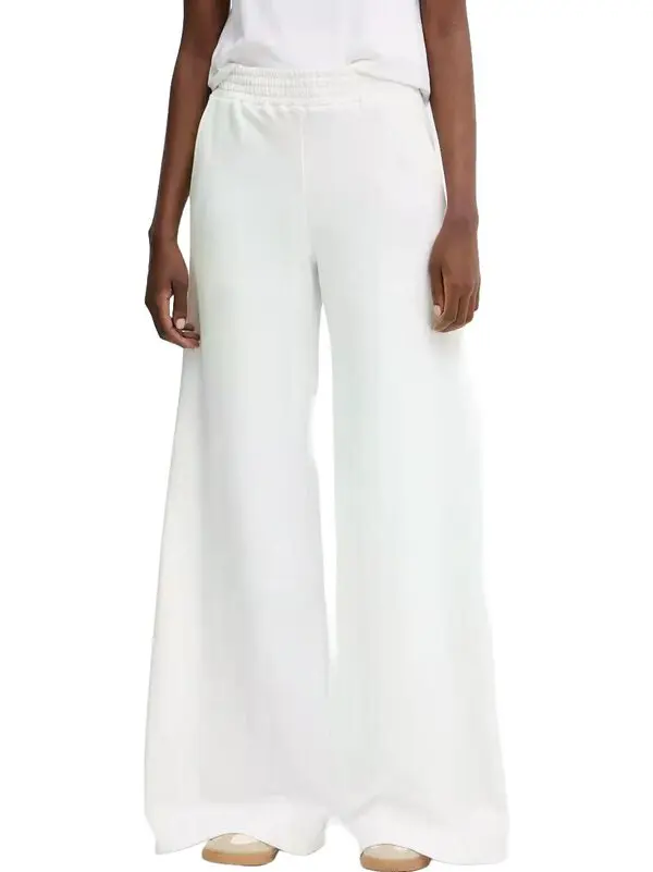 Ermanno Scervino Elastic-waist Palazzo Pants - White