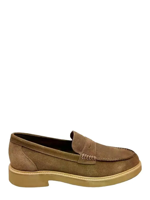 BEKK Suede Penny Loafers - Brown