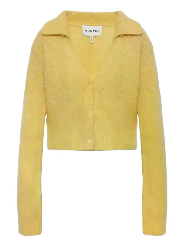 Munthe Roxas Button-up Cardigan - Yellow