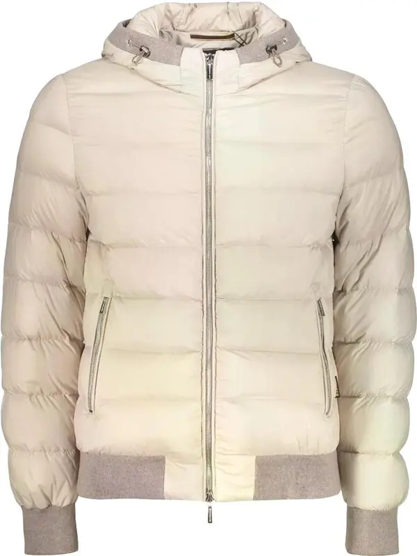 MOORER Hooded Padded Jacket - Neutrals