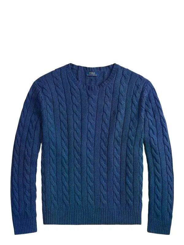 Polo Ralph Lauren Cable-knit Long-sleeve Sweater - Blue