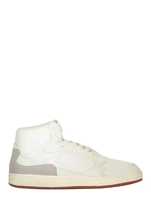 ACBC Logo Detail High-top Sneakers - White