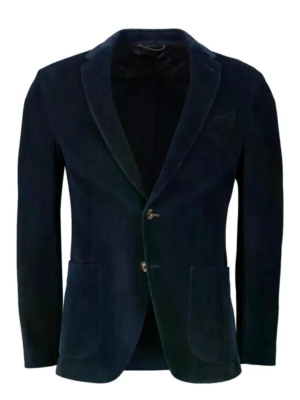 MOORER Corduroy Blazer - Blue