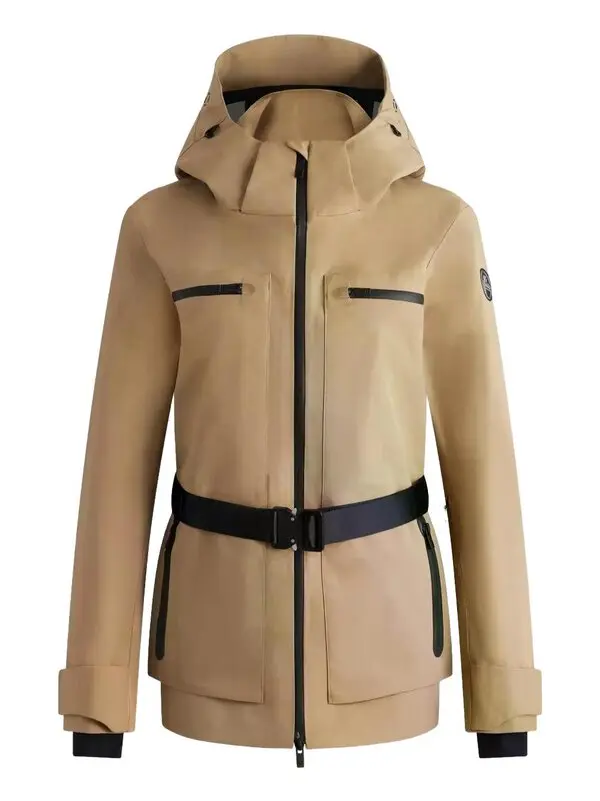 Fusalp Belted Zip-up Jacket - Neutrals