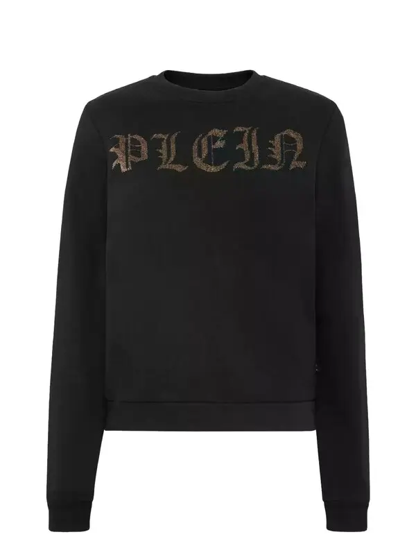 Philipp Plein Crystal-embellished Sweatshirt - Black