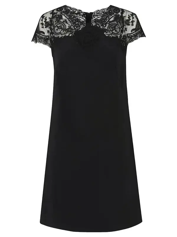 Ermanno Scervino Lace Dress - Black