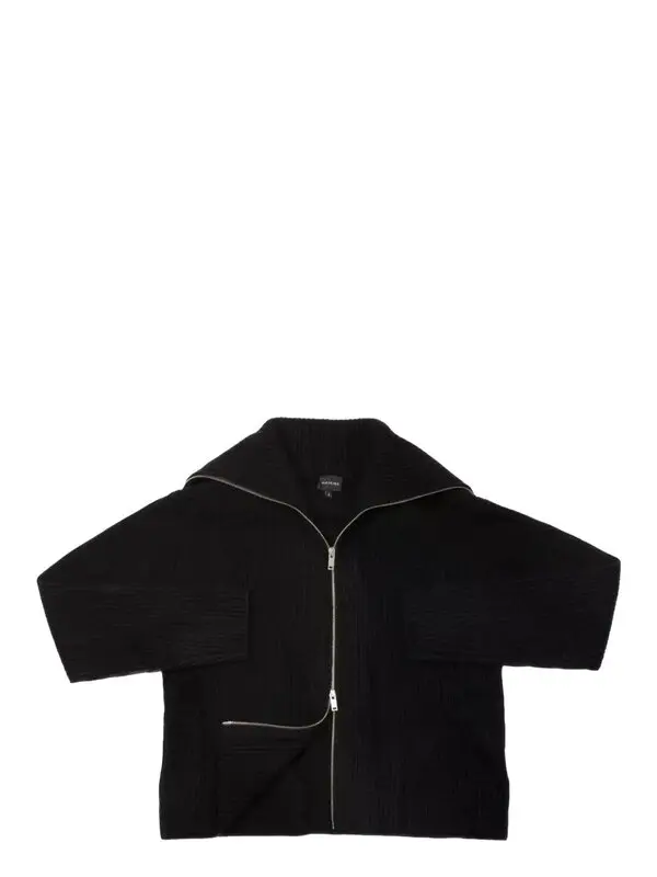 HERSKIND Archie Zipped Cardigan - Black