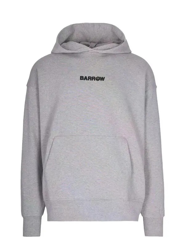 BARROW Cotton Hoodie - Grey