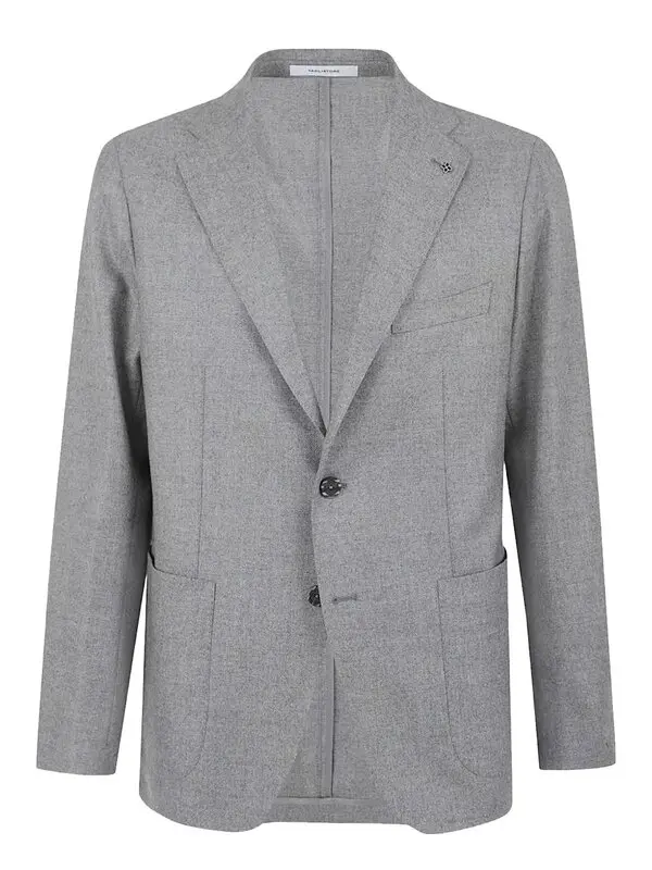 Tagliatore Button Jacket - Grey