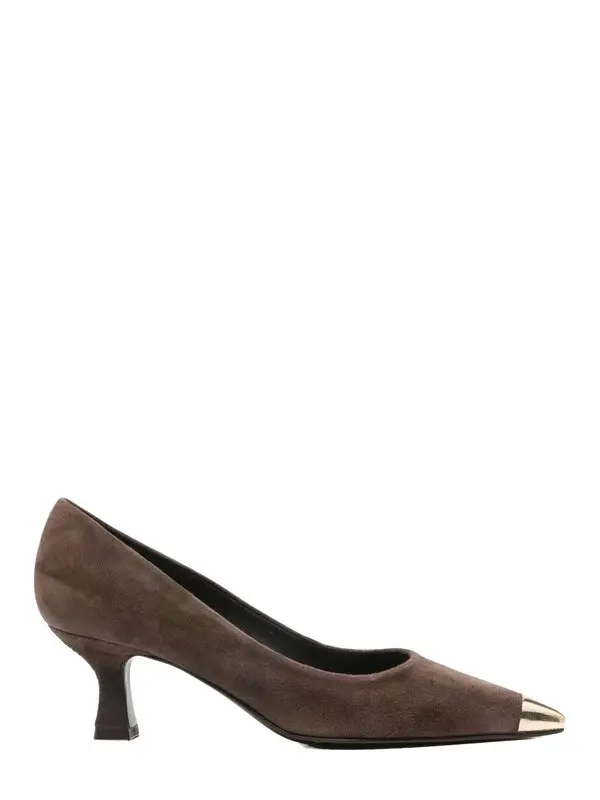 ISABEL FERRANTI 60mm Pointed Pumps - Brown
