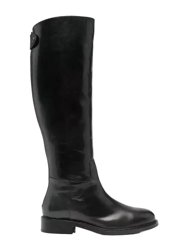 METISSE 30mm Zip-up Knee-high Boots - Black