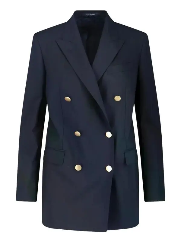 Tagliatore J Jasmine Double-breasted Buttoned Blazer - Blue