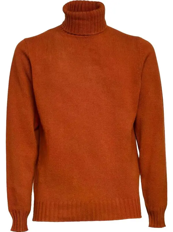 FILIPPO DE LAURENTIIS Dolcevita Roll-neck Sweater - Orange