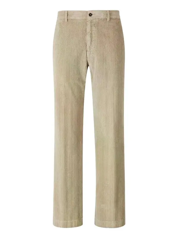 BERWICH Corduroy Straight-leg Trousers - Neutrals