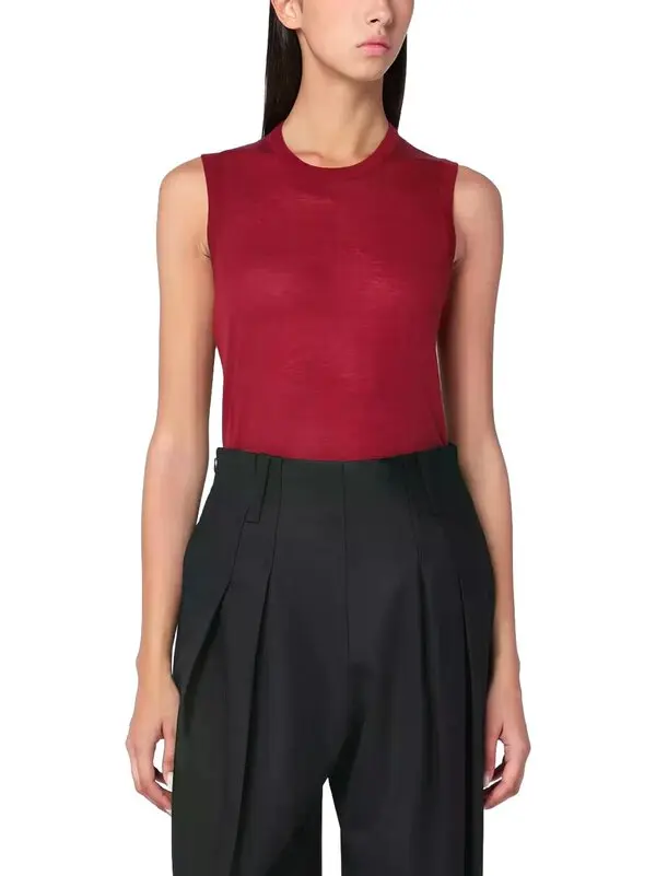 6397 Sleeveless Top - Red