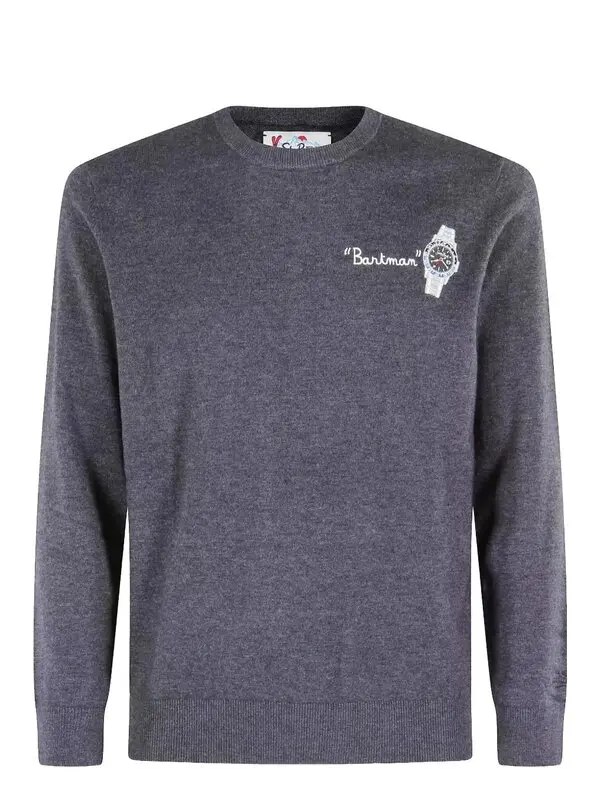 MC2 SAINT BARTH Heron Crew-neck Sweater - Grey