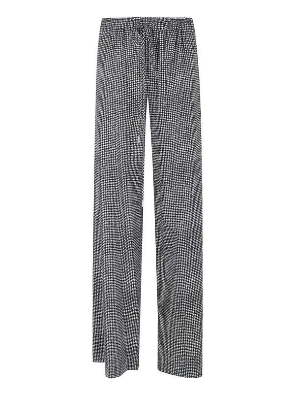 Ermanno Scervino Houndstooth Trousers - White