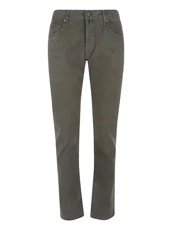 Jacob Cohen Pocket-square Trousers - Green