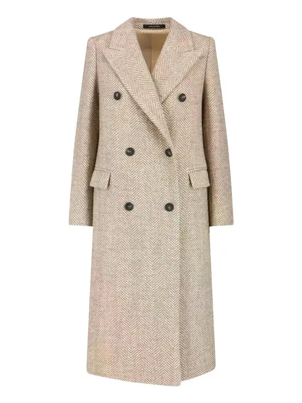 Tagliatore Jole Belted Overcoat - Neutrals