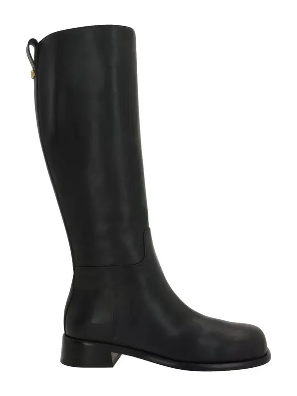 SERGIO ROSSI Avenue Leather Boots - Black