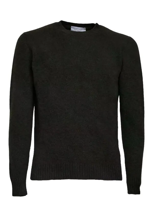 FILIPPO DE LAURENTIIS Crew-neck Cashmere Sweater - Green