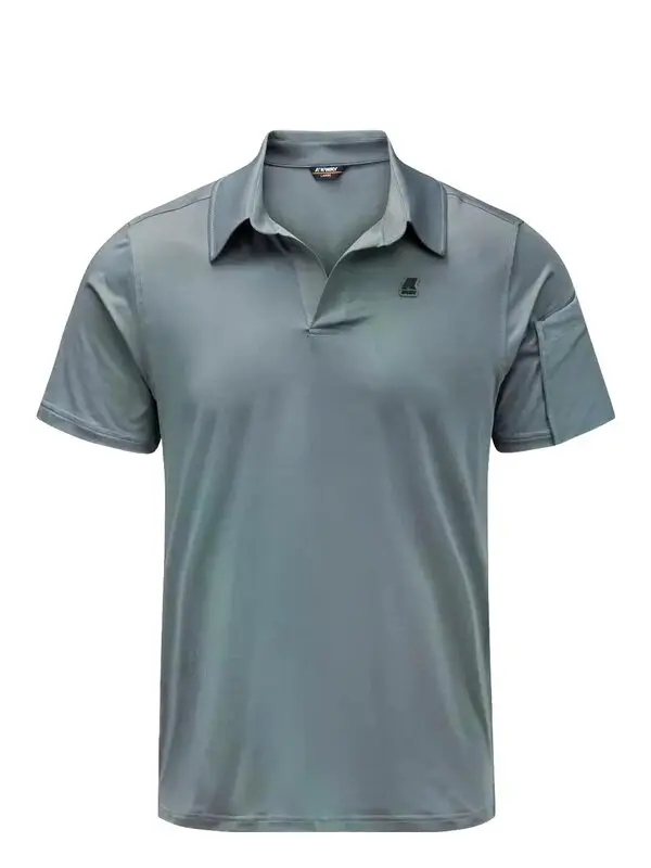 K-WAY Short Sleeve Polo Shirt - Grey