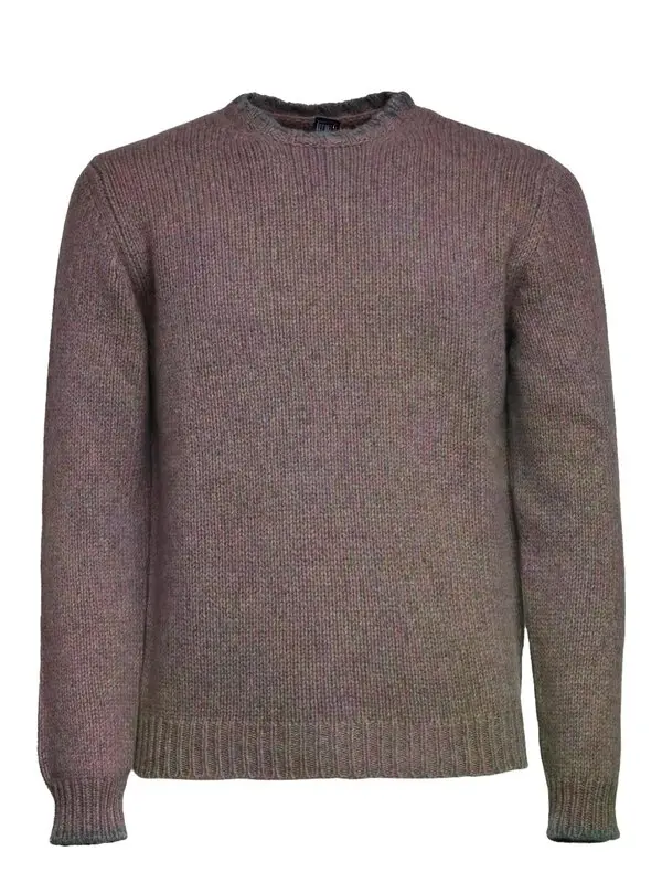 Fedeli Argentina Crew-neck Sweater - Purple